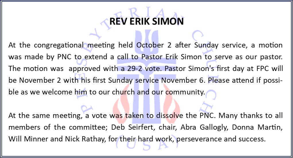 Serving Christ in Ballston Spa since 1834 : First Presbyterian Church ...